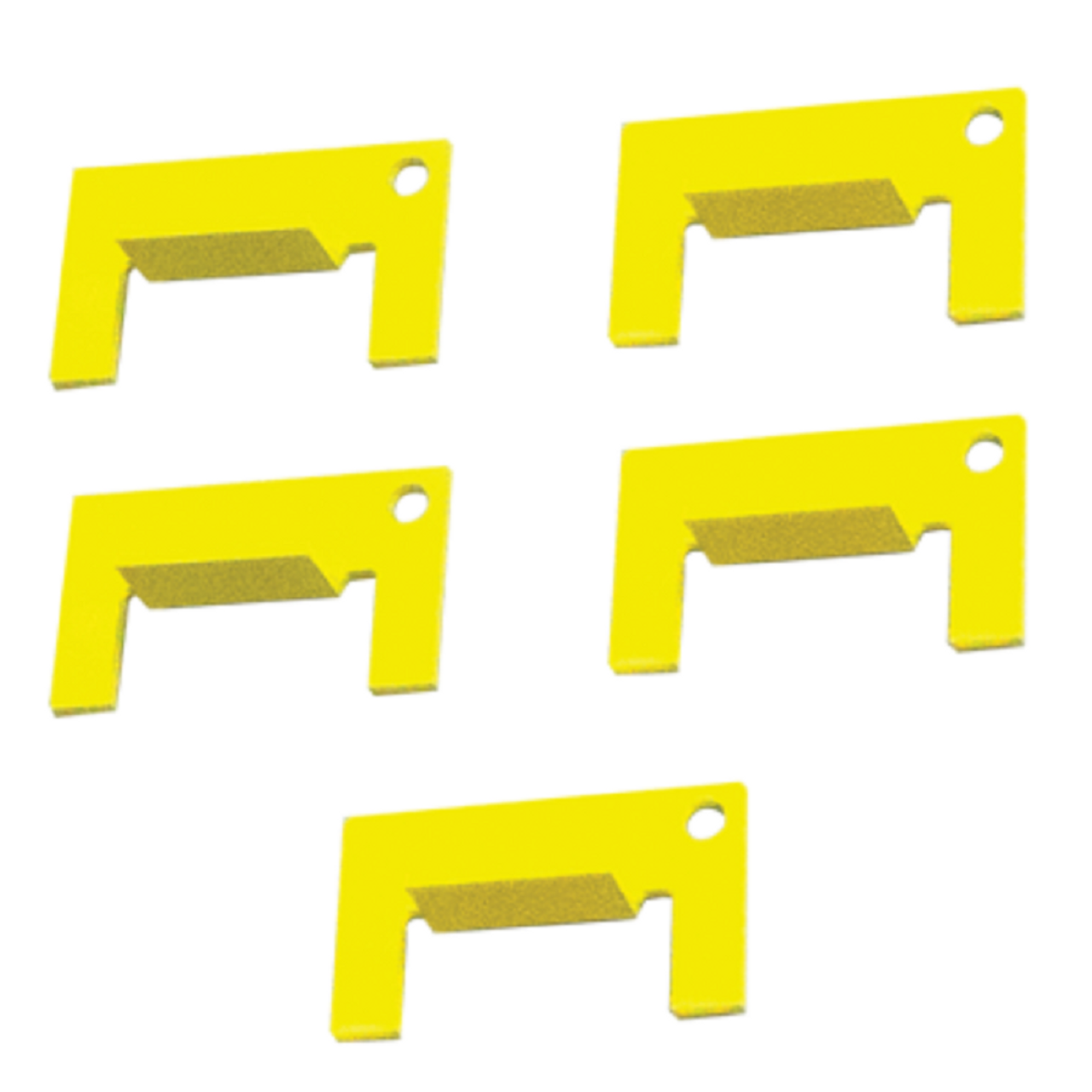 Dent Fix EZ TAB 5pc Plastic Tabs - Yellow 3/8" - KGM Equipments