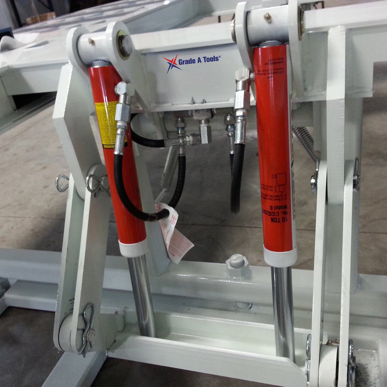 Signature Frame Machine Lift Ram 10" Stroke, 10 Ton Ram - KGM Equipments